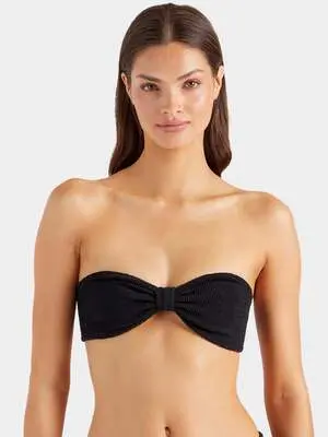 Hunza G Jean Bikini Top - Black
