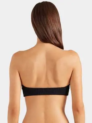 Hunza G Jean Bikini Top - Black