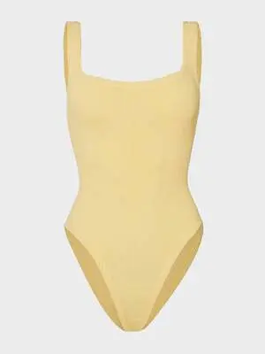 Hunza G Hunza G Square Neck Swimsuit Butter