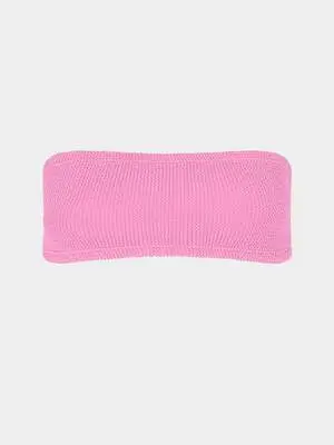 Hunza G Bandeau Bikini Top - Bubblegum