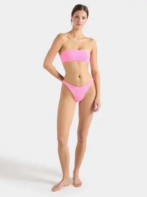 Hunza G Bandeau Bikini Top - Bubblegum