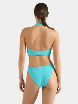 Hunza G Sandy Bikini | | Original Crinkle™ Swimwear - Aqua