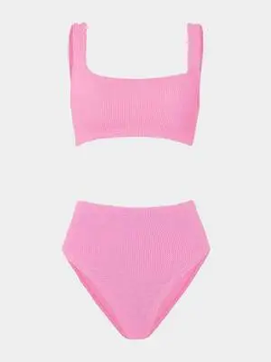 Hunza G Patricia Bikini | | Original Crinkle™ Swimwear - Bubblegum