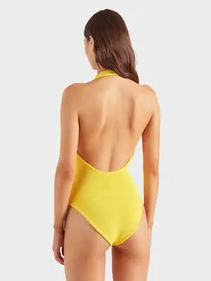 Hunza G Sandy Swim | | Original Crinkle™ Swimwear - Sunflower