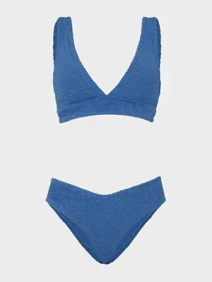 Hunza G Angel Bikini Set - Metallic Denim