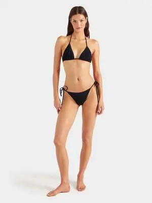 Hunza G Gina Triangle Bikini - Black