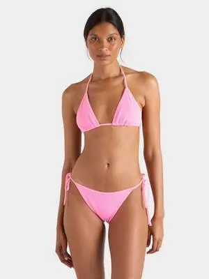 Hunza G Gina Triangle Bikini - Bubblegum