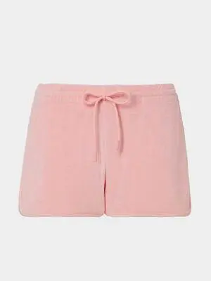 Hunza G Terry Towelling Short | | Resortwear - Pink