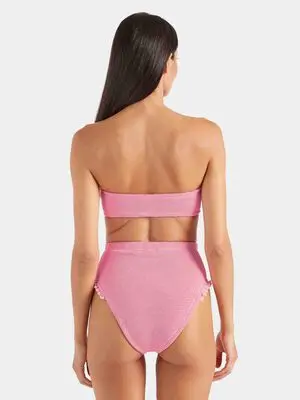 Hunza G Peggy Bikini - Milkshake Gingham