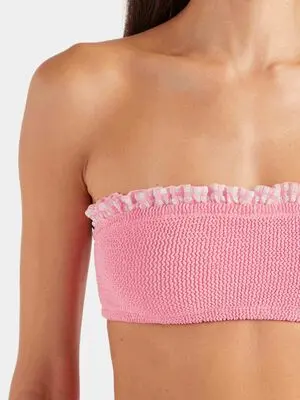 Hunza G Peggy Bikini - Milkshake Gingham