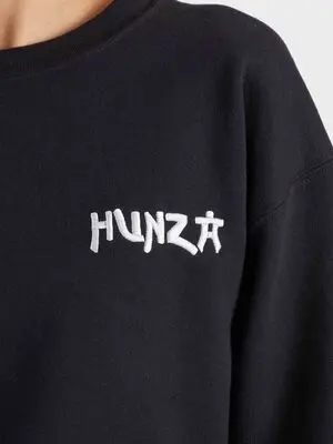 Hunza G Archive Embroidered Logo Sweatshirt