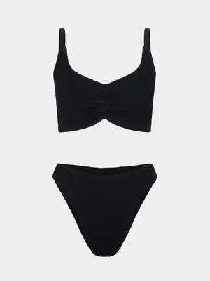 Hunza G Post-Mastectomy Bikini Black
