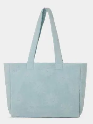 Hunza G Sunny Towelling Beach Tote Bag - Ice Blue