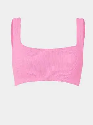 Hunza G Xandra Bikini Top - Bubblegum