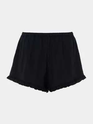 Hunza G Frill Mini Short - Black