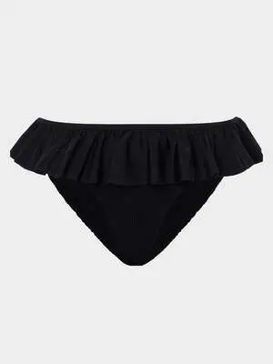 Hunza G Frill Bikini Bottom - Black