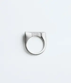 Bottega Veneta Veneta Ring - Silver