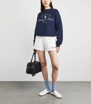 Sporty & Rich Syracuse Embroidered Sweatshirt