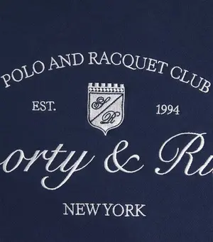 Sporty & Rich Syracuse Embroidered Sweatshirt