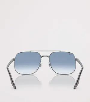 Ray-ban Metal Square Sunglasses