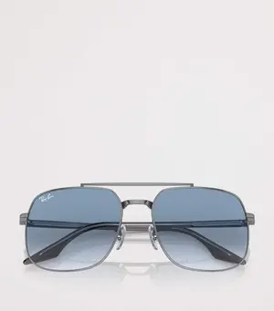 Ray-ban Metal Square Sunglasses