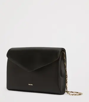 Max Mara Satin Clutch Bag - Black