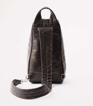 Prada Distressed Leather Cross-body Bag