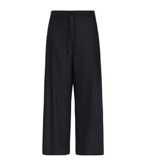 Max Mara Wool-blend Drawstring Trousers