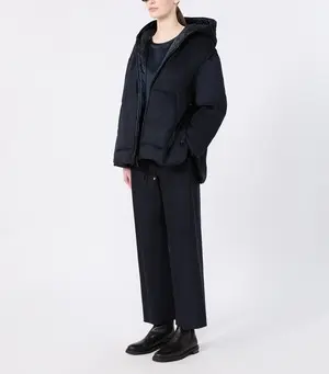 Max Mara Wool-blend Drawstring Trousers