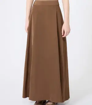 Max Mara Taffeta Maxi Skirt