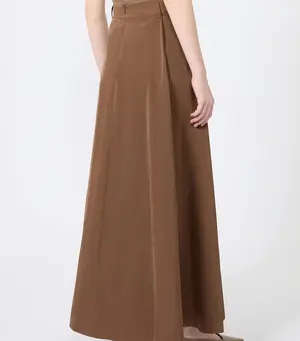 Max Mara Taffeta Maxi Skirt