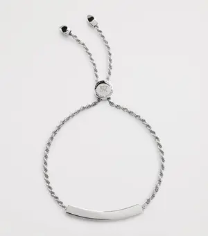 Monica Vinader Sterling Linear Friendship Bracelet