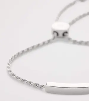Monica Vinader Sterling Linear Friendship Bracelet