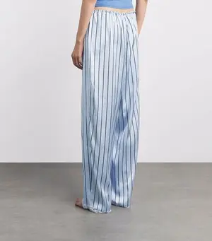 SKIMS Woven Shine Stripe Pyjama Bottoms