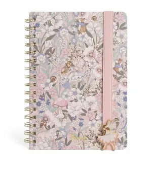 Harrods Woodland Fairy A5 Notebook - Pink