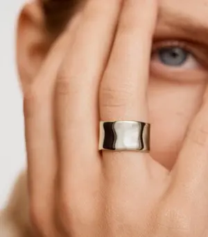 Monica Vinader Sterling Siren Me Bold Ring