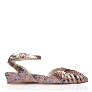 TERRY DE HAVILLAND Margaux Kitty Sandal - Brown