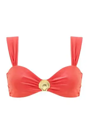 ADRIANA PAPPAS DESIGNS Jolie Top - Coral Quartz Orange