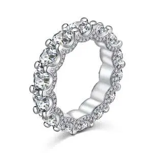 VIVIANA HALIL The Bellisima Premium Zirconia Ring In Sterling - Silver