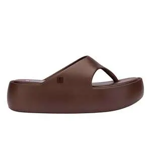 Melissa Free Platform Thong Bronze - Brown