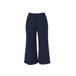 SANIYA KHAN Denim Elasticated Capris