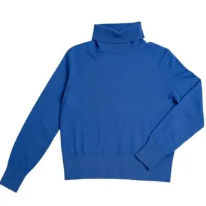 PORRIDGE KNITWEAR Cashmere Anne Poloneck - Blue