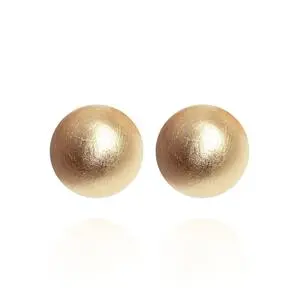 SAULE LABEL Gaia Glam Midi Earrings In Plated Sun - Gold