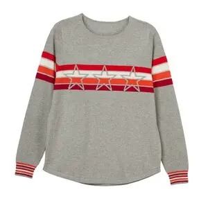 COVE Maria Cotton Cashmere Jumper - Grey