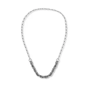 A WEATHERED PENNY Multi Chain Necklace - Silver