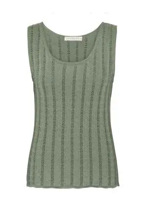 GROBUND Aase Tee The One In Sage - Green