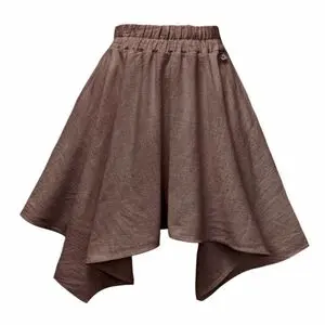FROCK TALES Bay Mini Hanky Skirt In Mocha - Brown