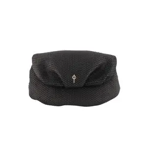 OTRERA Leda Snake / Leather Clucth Black