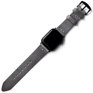 ROARCRAFT Apple Watch Leather Band Antique Gray - Grey
