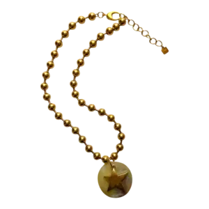 SCCOLLECTION Levi Star & Shell Necklace - Gold